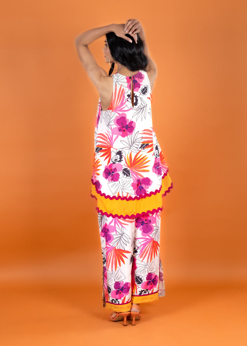 MIAMI 2 TIER TOP W MANGO TRIM