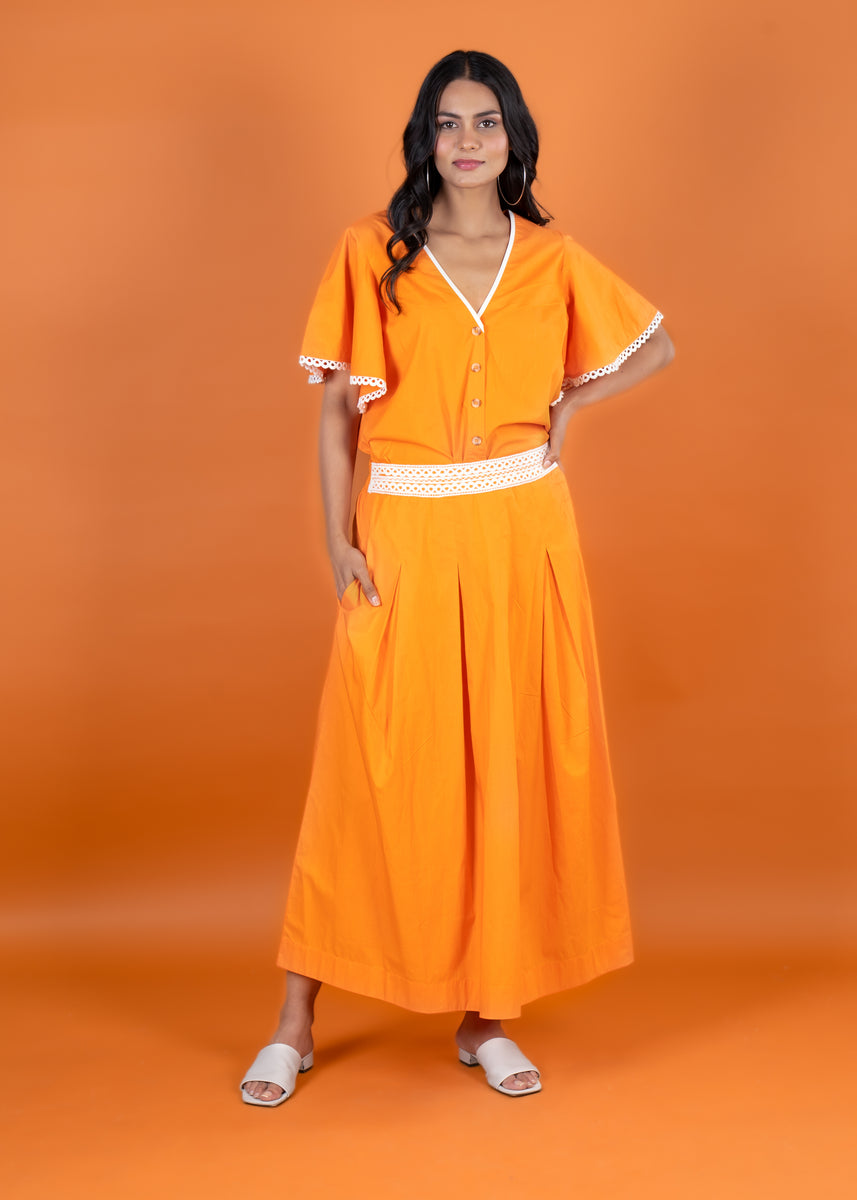 POPPY TOP TANGERINE